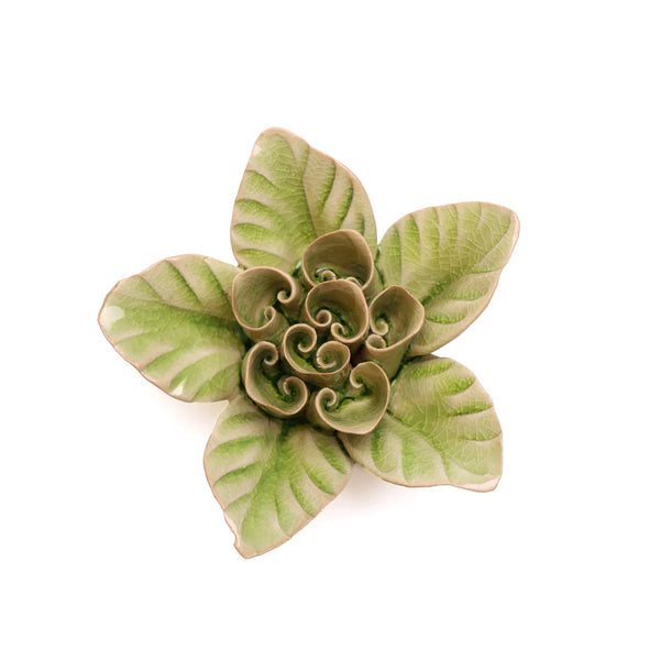 Ceramic Flower Wall Art Green Lotus – Birmingham Museums Trust